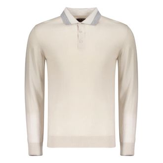 Moorer Schicker- leichter Pullover mit Polokragen - - Knitwear - Herren - Beige - M