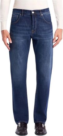 Pantaloni Torino Homme, Jeans, Bleu, Taille: W32 Relax Jeans en Denim Ample