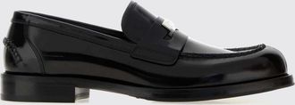 Dolce & Gabbana Mocassins Penny en cuir de veau bross&eacute; avec logo
