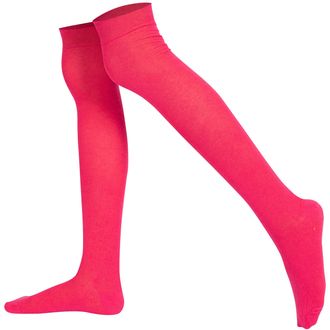 MySocks &Uuml;ber das Knie Hoch lang Socken Fuchsie