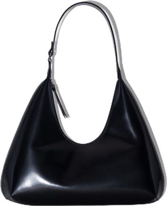 by FAR Amber Black Semi Patent Leather