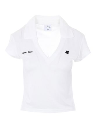 Courr&egrave;ges Top - Wei&szlig;