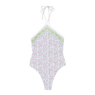 MC2 Saint Barth Femme, Maillots de bain, Multicolore, Taille: 38 FR Meryem Foulard Bandeau Maillot de Bain Une Pi&egrave;ce