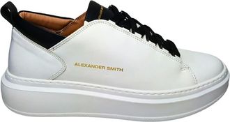 Alexander Smith Homme, Chaussures, Blanc, Taille: 40 EU sneaker Pelle