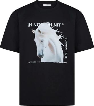 Ih Nom Uh Nit T-Shirt mit Pferde-Print - Schwarz