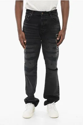 Amiri Embroidered VARSITY EAGLE Regular Fit Denims 22cm size 30