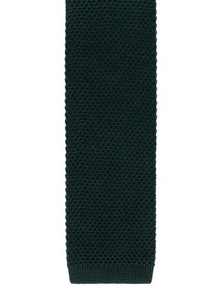 Fursac Cravate en tricot de soie unie - Taille Unique - Homme