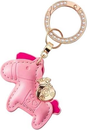 Generico Porte-cl&eacute;s en forme de cheval - Accessoires de bonne chance et de prosp&eacute;rit&eacute; - Pour sac &agrave; main et porte-cl&eacute;s - Pour sac &agrave; main voiture bureau voyage c