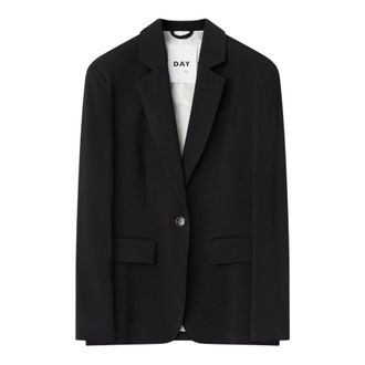 Day Birger Et Mikkelsen Klassischer Viskose-Twill-Blazer - - Jackets - Damen - Schwarzk - S
