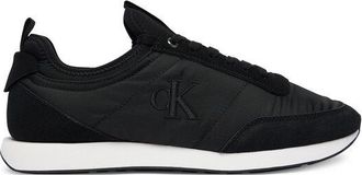 Calvin Klein Jeans Sneakers Retro Runner Sock Laceup Mix YM0YM01414 Schwarz
