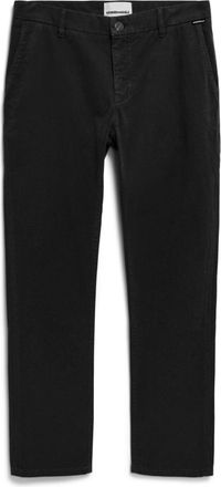 Armedangels Herren Chino Hose aus Bio-Baumwoll Mix AASTER Regular Fit Black