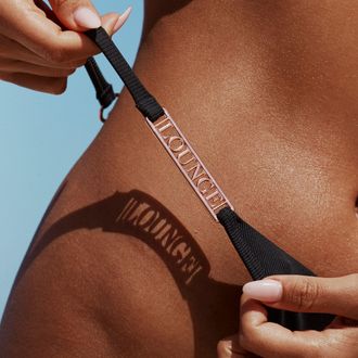 Lounge Underwear Signature String-Bikinihose - Schwarz