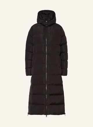 No.1 Como Steppmantel Mit Abnehmbarer Kapuze schwarz