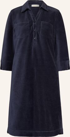 Cat Noir Catnoir Hemdblusenkleid Aus Cord Mit 3/4-Arm blau