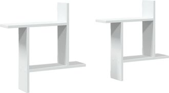 Generic Wandregale 2 St&uuml;ck, Holzwerkstoff-Aufbewahrung, Stilvolles Schwebendes Wandregal f&uuml;r Wohnzimmer, Schlafzimmer und Heimb&uuml;ro (50 x 12 x 50 cm)