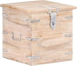 vidaXL Coffre 40x40x40 cm Bois dacacia solide Vidaxl