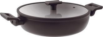 Sambonet Pfanne 2Griffe 28 mD Aluminium schwarz [SP]