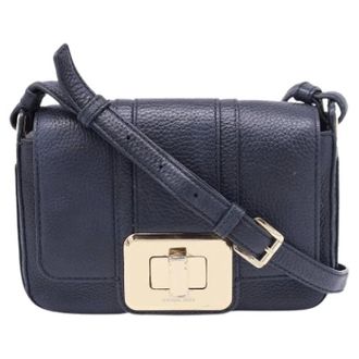 Michael Kors Sac bandouli&egrave;re en cuir Pre-owned - Femme - Pre-owned - Bleu - Taille: ONE Size