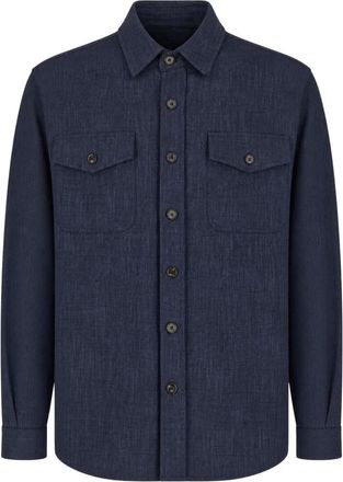 Cruna Osaka Overshirt - - Shirts - Herren - Blau - L