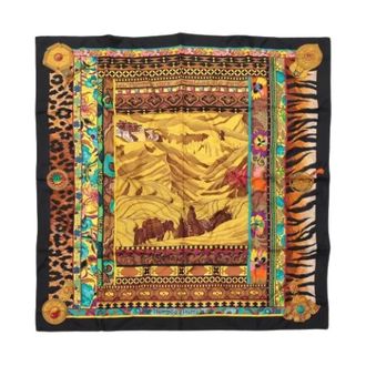 Herm&egrave;s Pre-owned Carre 90 Foulard en Soie - Femme - Pre-owned - Multicolore - Taille: ONE Size