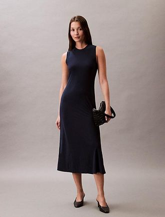 Calvin Klein &Auml;rmelloses, Eng Anliegendes Kleid - Sky Captain - Damen - XXL
