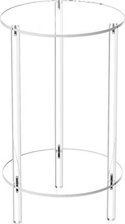 Generico Acryl-Seitentisch: Transparenter Tisch, moderner, transparent, minimalistisches Acryl, f&uuml;r Wohnzimmer, Bett, Wohnzimmer