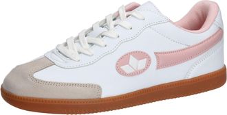 Lico Unisex Shuttle Sneaker, Weiss/Rosa, 44 EU