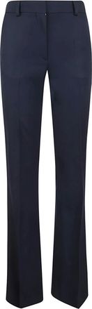 Stella McCartney Femme, Pantalons, Bleu, Taille: 32 FR Pantalon Large Pliss&eacute;