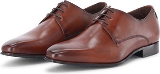 Van Bommel Schn&uuml;rschuhe aus glattem Leder