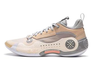 Li-Ning Way of Wade 10 Serie Origin Herren-Basketballschuhe Futter rutschfest Professionelle Sto&szlig;d&auml;mpfung Sneaker Sportschuhe Braun EU 42 1/3