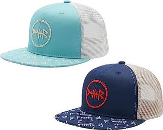 Bassdash Lot de 2 Casquettes de Camionneur &agrave; Bord Plat R&eacute;glable avec Dos en Maille pour Hommes et Femmes P&ecirc;che Chasse