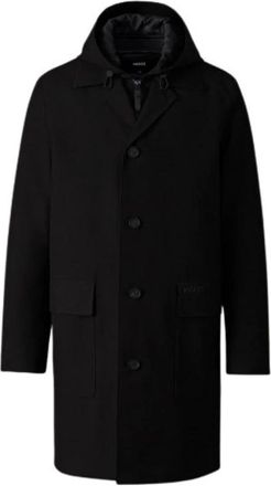 Mackage Homme, Manteaux, Noir, Taille: 2XS Mathias Manteau Balmacaan 3-en-1 avec Doublure Amovible en Duvet