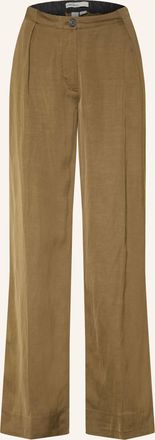 AllSaints Allsaints Marlenehose Aus Satin gruen
