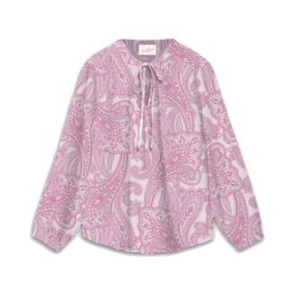MC2 Saint Barth Seiden Voile Kaschmirprint Damenbluse - - Blouses & Shirts - Damen - Mehrfarbig - M