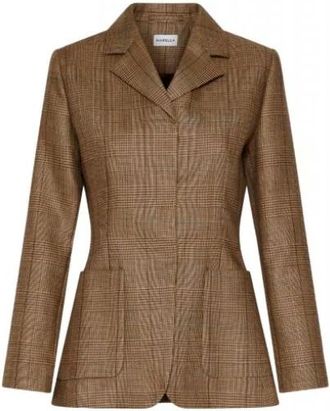 Marella Femme, Vestes, Brun, Taille: 42 FR Blazer en laine