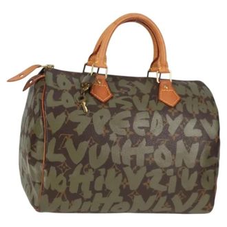 Louis Vuitton Pre-owned Canvas Handtaschen - - Pre-owned - Damen - Gr&uuml;n - ONE SIZE