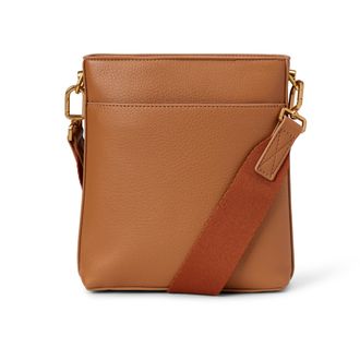 Amazon Essentials Damen Schlanke Umh&auml;ngetasche aus Kunstleder, Bronze, Einheitsgr&ouml;&szlig;e