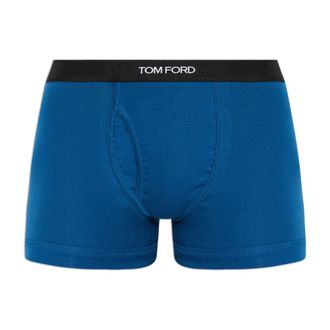 Tom Ford Homme, Sous-v&ecirc;tements, Bleu, Taille: XL Boxers en coton