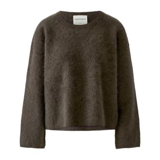 Oui Rundhals-Strickpullover - - Knitwear - Damen - Grau - XL
