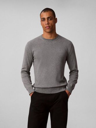 Calvin Klein Strickpullover LS SUPIMA COTTON CREW 14GG Mit Rundhalsausschnitt