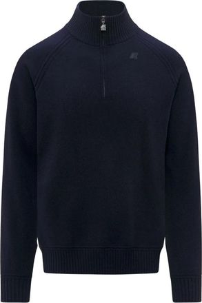 K-Way Homme, Pulls, Bleu, Taille: 2XL Turtleneck