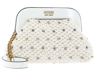 Guess HWEA8490150 SICILIA SMALL FRAME CLUTCH Women WHI Size One Size