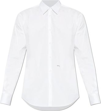 Dsquared2 Homme, Chemises, Blanc, Taille: 3XL Logo Shirt