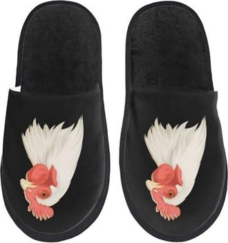 Generic Pantoufles Moelleuses Coq Slippers Chauds Respirantes Chausson Pour Ext&eacute;rieur Int&eacute;rieur Homme M