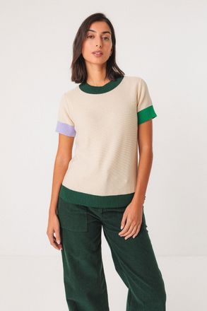 SKFK Damen vegan T-Shirt Arhan Beige