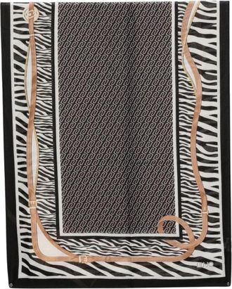 Liu Jo Logo Animalier Schal - - Accessories - Damen - Schwarzk - ONE SIZE