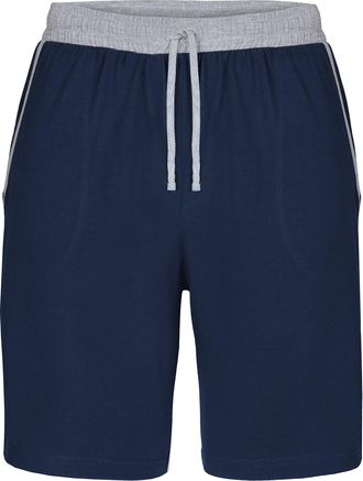 Ladeheid Herren Schlafanzughose kurz Herren Kurz Hose mit Taschen Shorts LA40-253 (Marineblau-Melange, S)