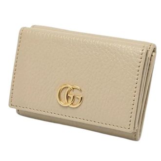 Gucci Pre-owned Leder-Geldb&ouml;rse - - Pre-owned - Damen - Beige - ONE SIZE