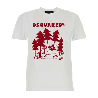 Dsquared2 Homme, Tops, Blanc, Taille: XS Just Right Tee