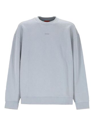 HUGO BOSS sweat à logo brodé - Bleu